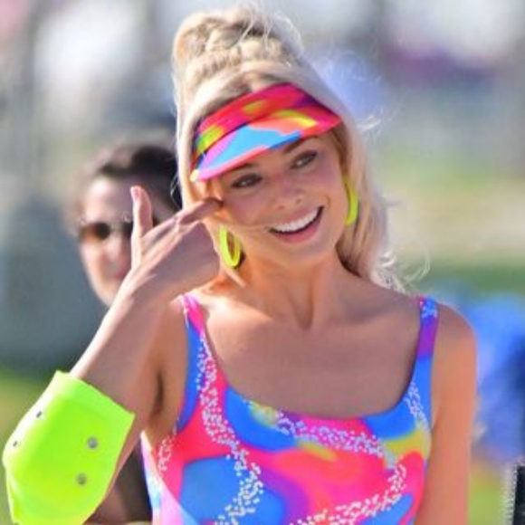 Accessories | Barbie The Movie Neon Visor | Poshmark